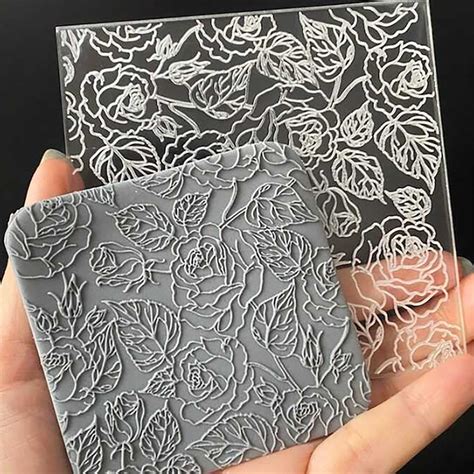 Image result for Acrylic Texture Embossing Plates