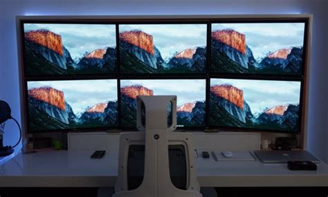 Image result for 6 Monitor Computer Set Up
