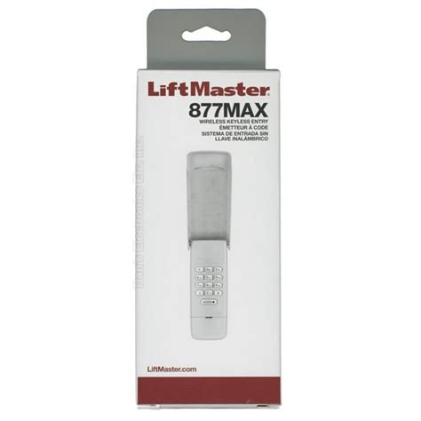 Image result for program.The Liftmaster 877Max Keypad