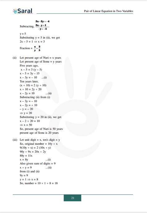 Image result for Class 10 Math Chapter 3 Solution