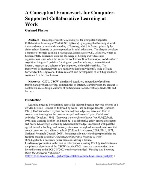 Image result for Conceptual Framework Collaborative Learning