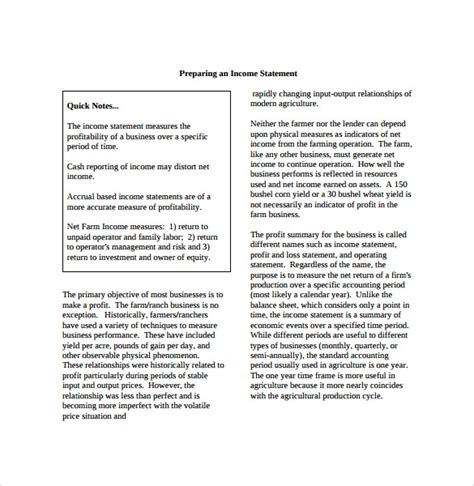 Image result for Simple Income Statement Examples