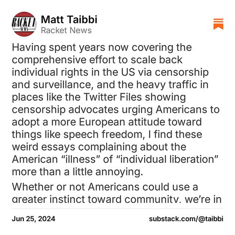 Image result for Taibbi Substack