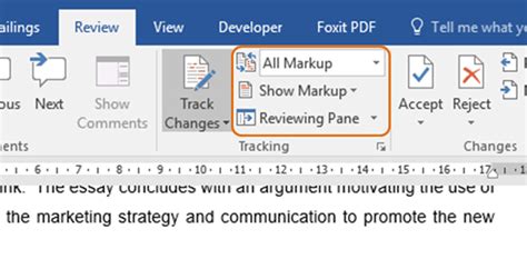 Image result for Word Tracking Changes Tutorial