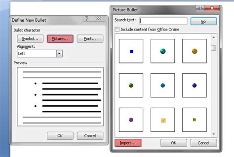 Image result for Create a Bullet