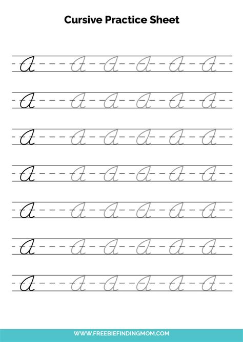 Image result for Learning to Write Cursive Letters