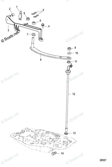 Image result for Mercruiser Control Box Shifter Removal