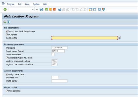 Image result for SAP Lockbox Configuration Tutorial 2