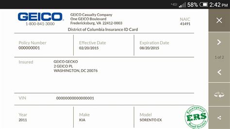 Image result for Auto Insurance Card