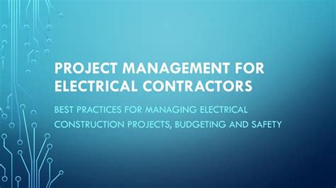 Image result for Project Management Flowchart for Electrical Contractor Project