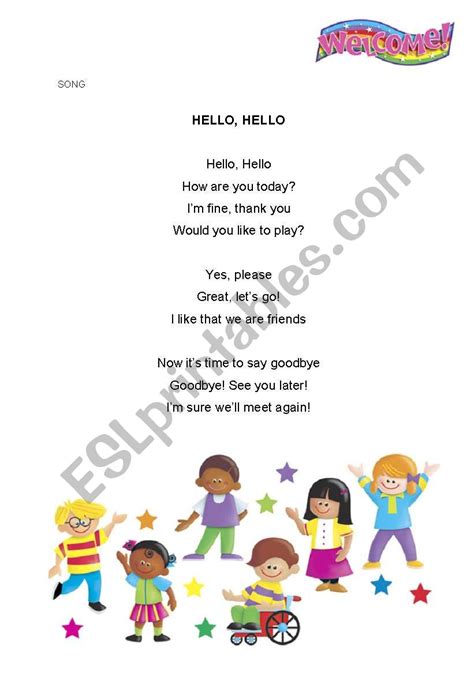 Image result for Hello Hello Hello Song