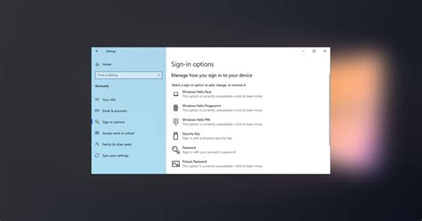 Image result for How to Disable Windows Hello