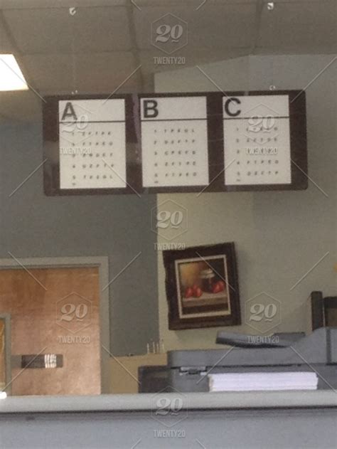 Image result for DMV Vision Test Chart