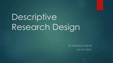 Image result for Discriptive Research Design Example