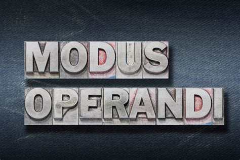 Image result for Modus Operandi