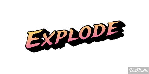 Image result for Sound Word That Explode