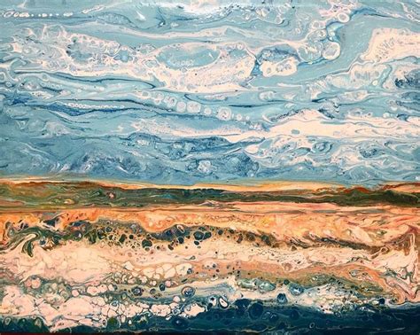 Image result for Abstract Landscape Acrylic Tutorial