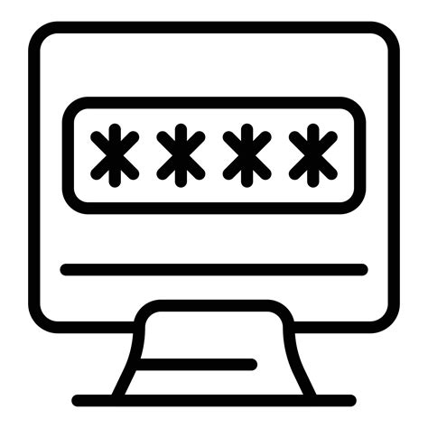 Image result for Computer Password Icon