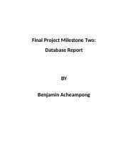 Image result for Computer Studies Milestone 2 Database