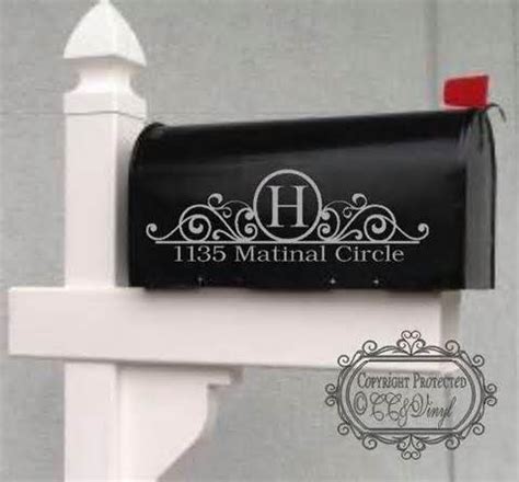 Image result for Vinyl Mailbox Numbers