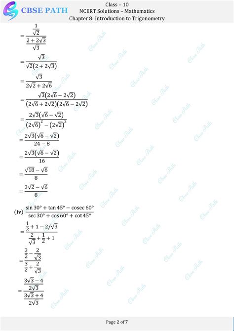 Image result for Trigonometry Class 10 Exercise 8.2