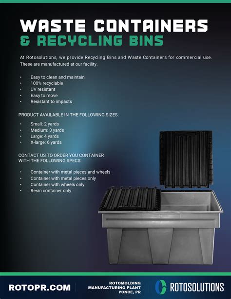 Waste Containers & Recycling Bins - ROTO Solutions