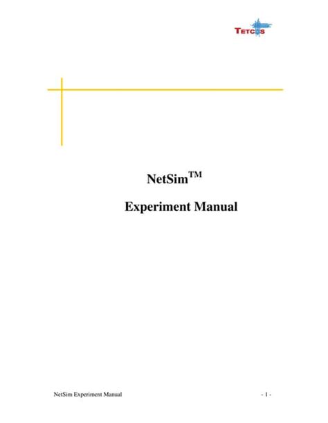 Image result for NETSIM Experiment Manual