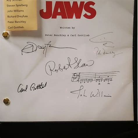Image result for Writing Jaws Script