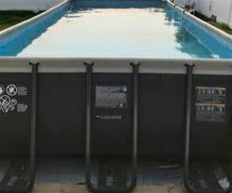 Image result for How to Setup a Intex Ultra XTR Rectangular Pool 12 X 24