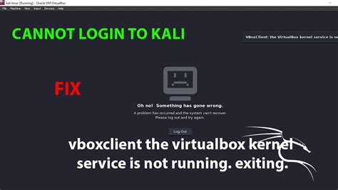 Image result for VBox Client Is Not Running