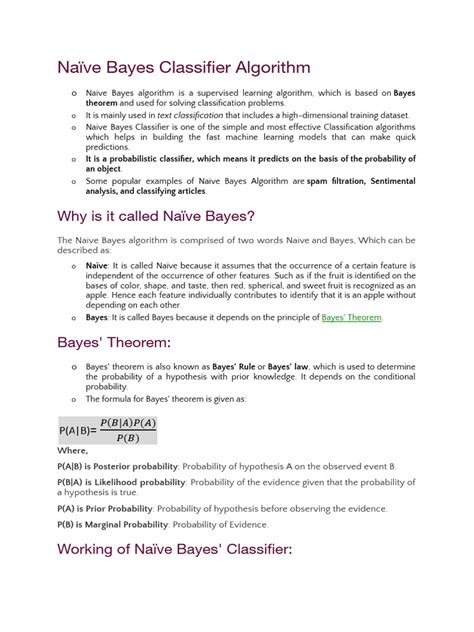 Image result for Naive Bayes Classifier Algorithm Flowchart