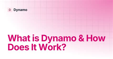 Image result for How Does Dynamo Work