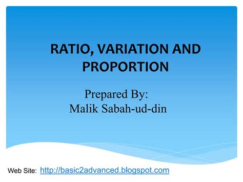 Image result for Ratio Proportion Variation