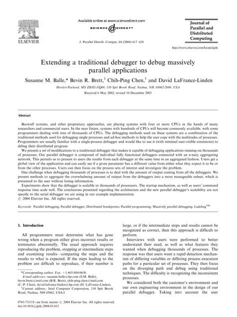 Image result for Parallel Debug