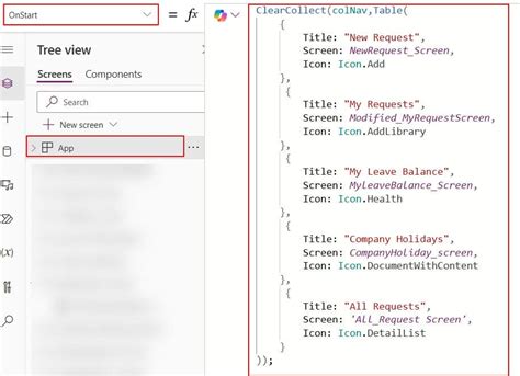 Image result for Power App Left Navigation