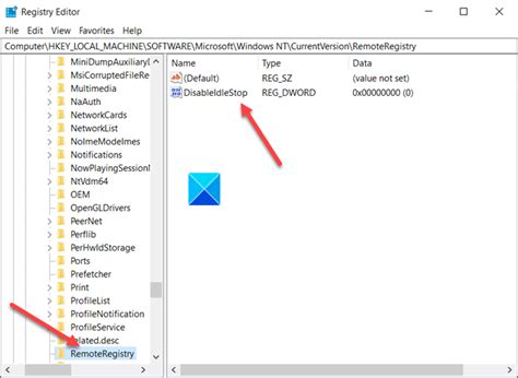 Image result for Remote Registry Service