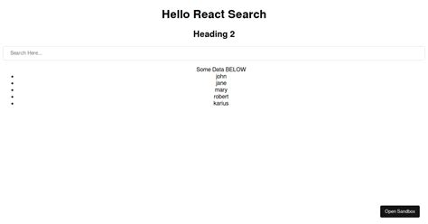 Image result for React Search Bar Example