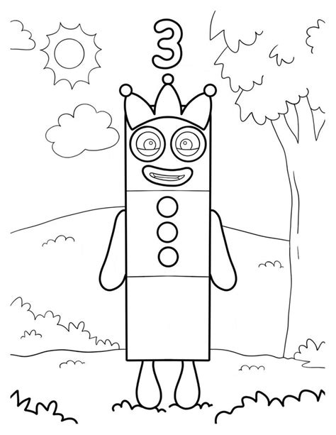 Image result for Number Block 36 Coloring Page