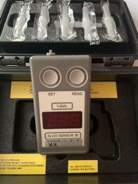 Image result for Alco Sensor III Accuracy Test