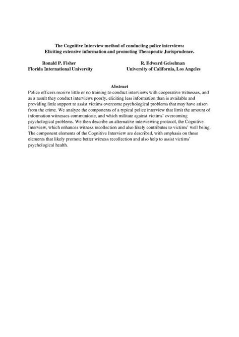 Image result for Wz Investigative Interview Method