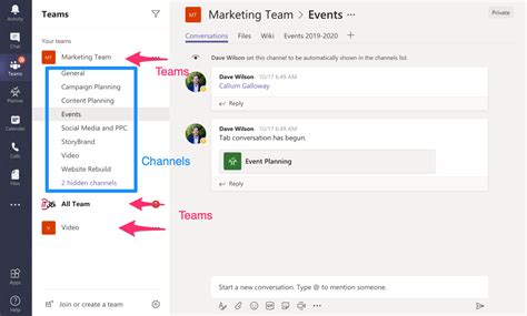 Image result for Using Channels for Group Projects in Teams