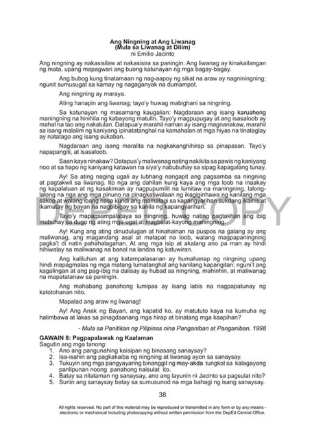 Image result for Filipino G10 Module