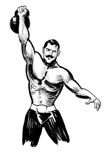 Image result for StrongMan Drawing