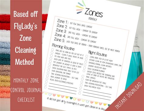 Image result for FlyLady Cleaning Method Printables