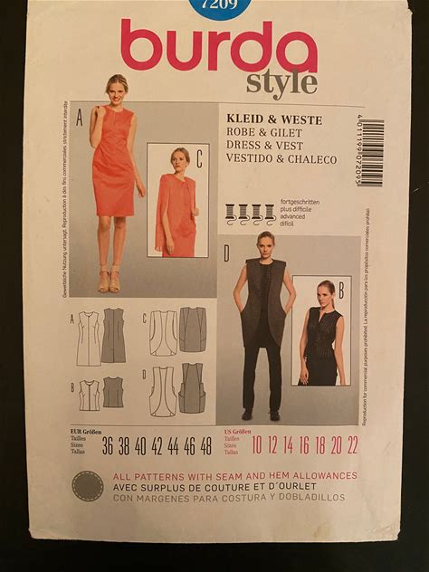Image result for Burda Style Pattern