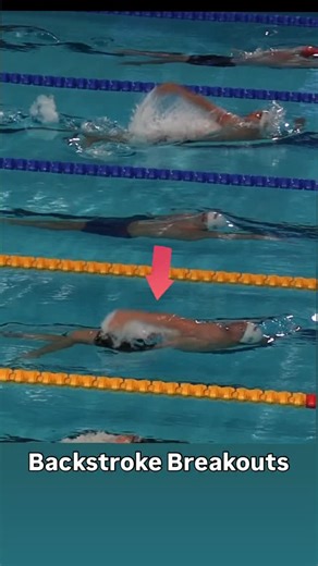 Eric Anderson | Olympic Coach and Performance Consulant on Instagram: "The backstroke breakout happens on your 2nd stroke, not the first. Both strokes require a rotation to get into the correct shape… in this clip you will see the shoulders and ribs snap over slightly to put the body in an advantageous position to pull. To set up for the breakout the body rolls to the other side for stroke #2. This all happens underwater. The actual “breakout” moment happens as the second pull approaches the sho