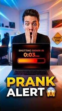 PC Shutdown Prank Watch Till End | Auto Shutdown Trick #Shorts #Prank #Tech #Viral #ComputerFailsLOL