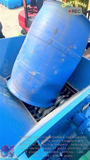 Plastic Recycling Shredder Machine #shorts #viral #tools #machine