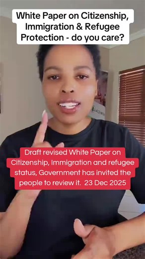 Review of Revised White Paper on Citizenship and Immigration