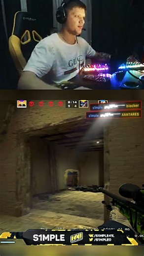 S1MPLE ARCHIVE on Instagram: "S1MPLE WINS A CLUTCH WITH 900IQ MOVEMENT 👌🧠 #s1mple #cs2 #кс2"